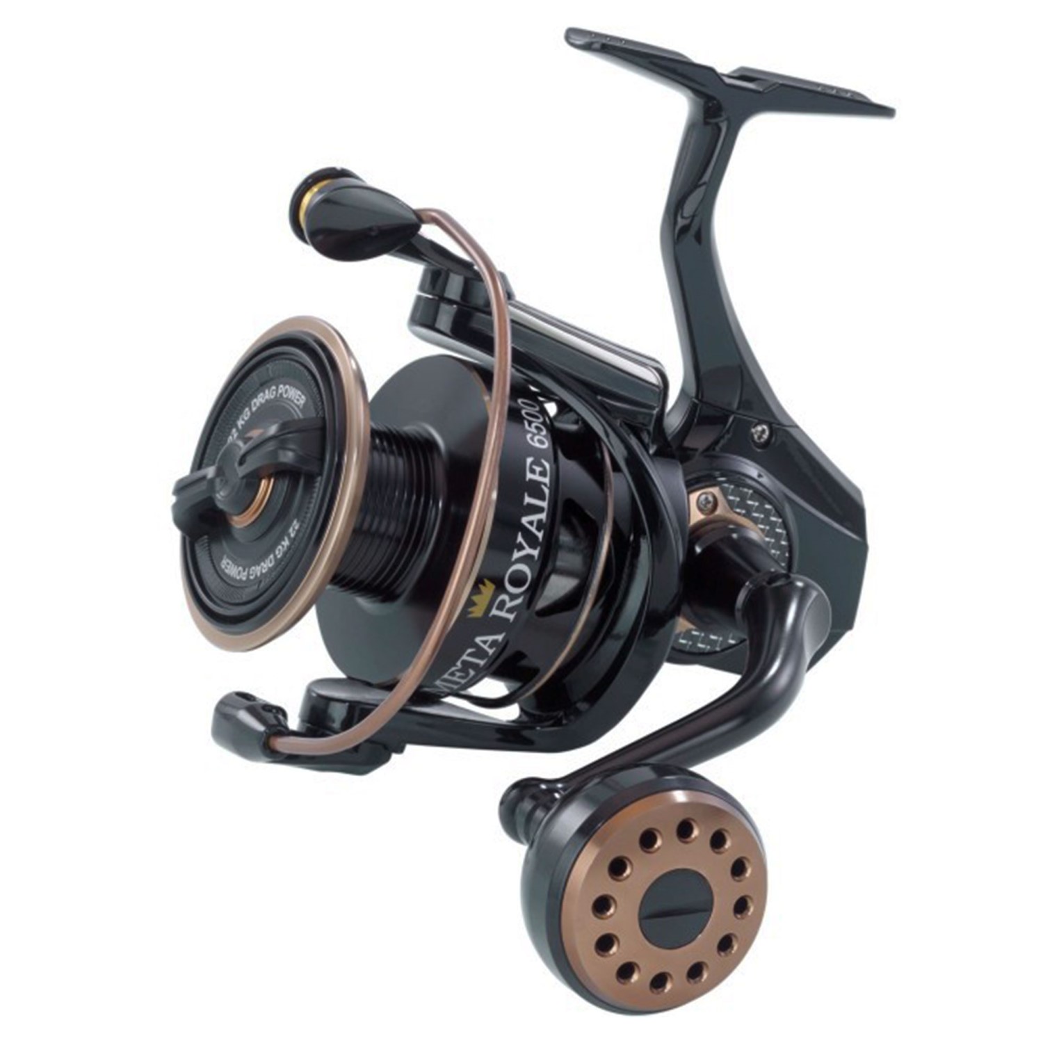 Ryobi Meta Royale 6500 - Großfischrolle 210m/ 0,40mm - 4,7:1 - 470g