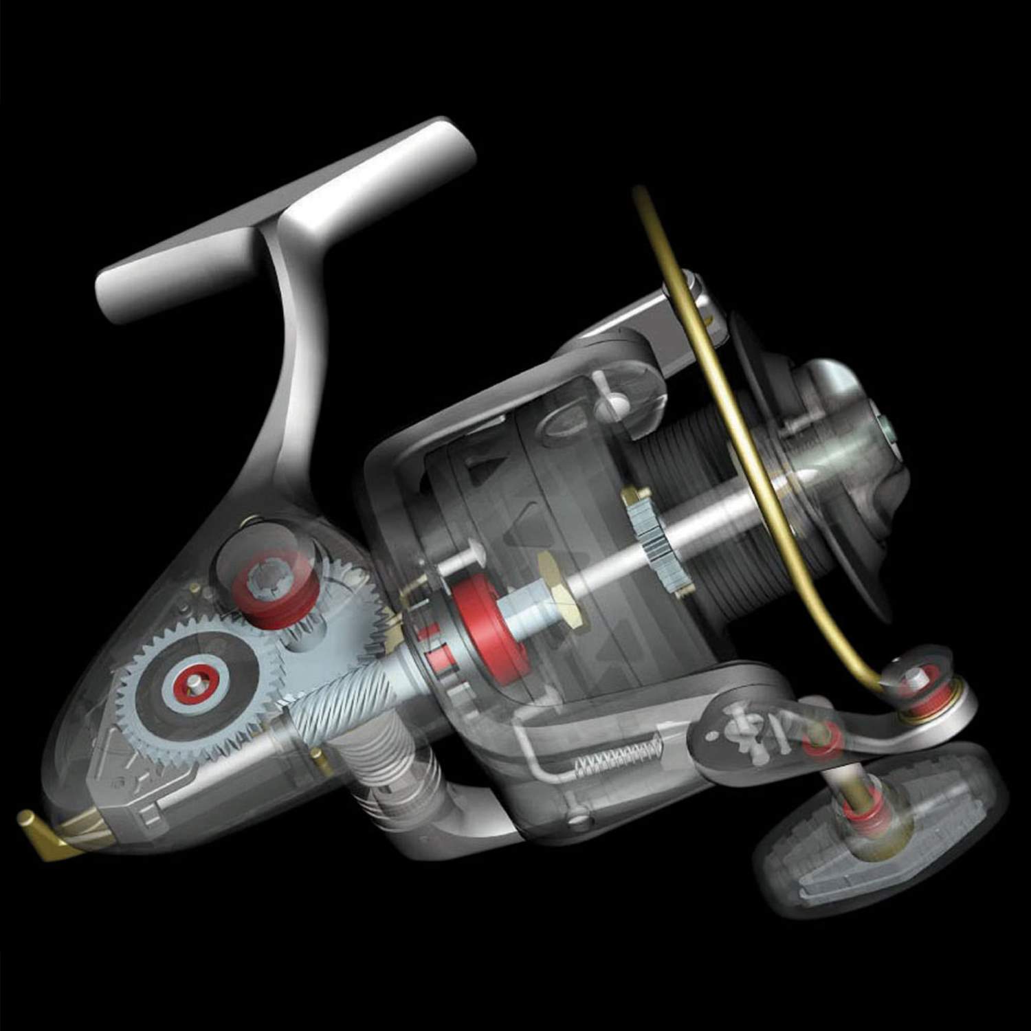 DAM Quick 3000 FD Angelrolle 100m/ 0,45mm - 4,10:1 - 465g