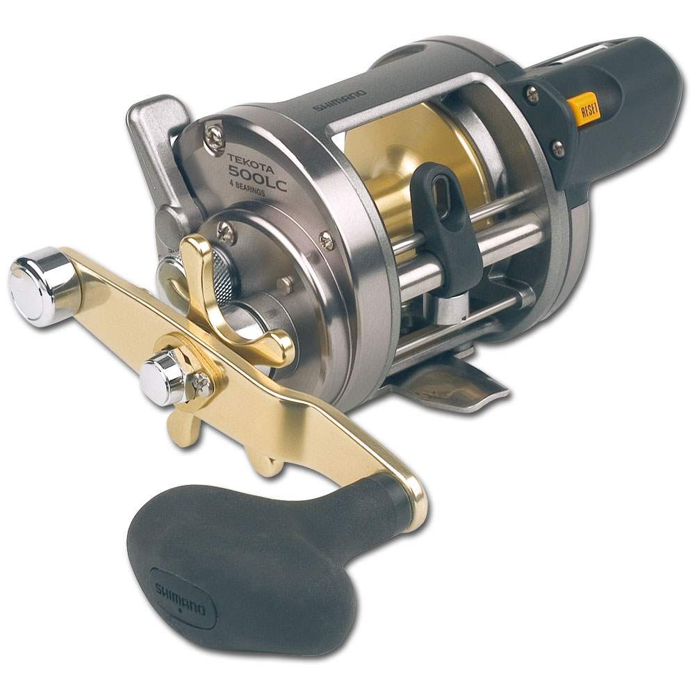 Shimano Tekota 800LCM Line Counter Multirolle (Zählwerk in Meter) 410m ...
