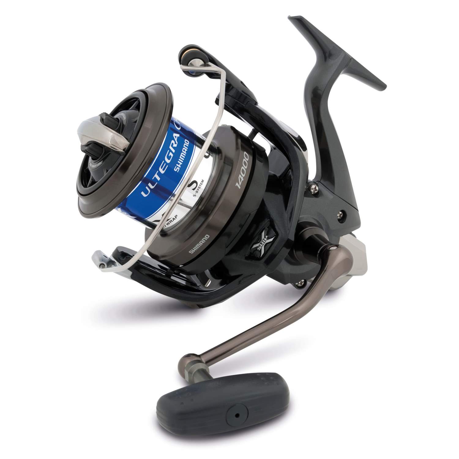 Shimano Ultegra Ci4+ 14000 XTB Weitwurfrolle mit Baitrunner Freilauf ...