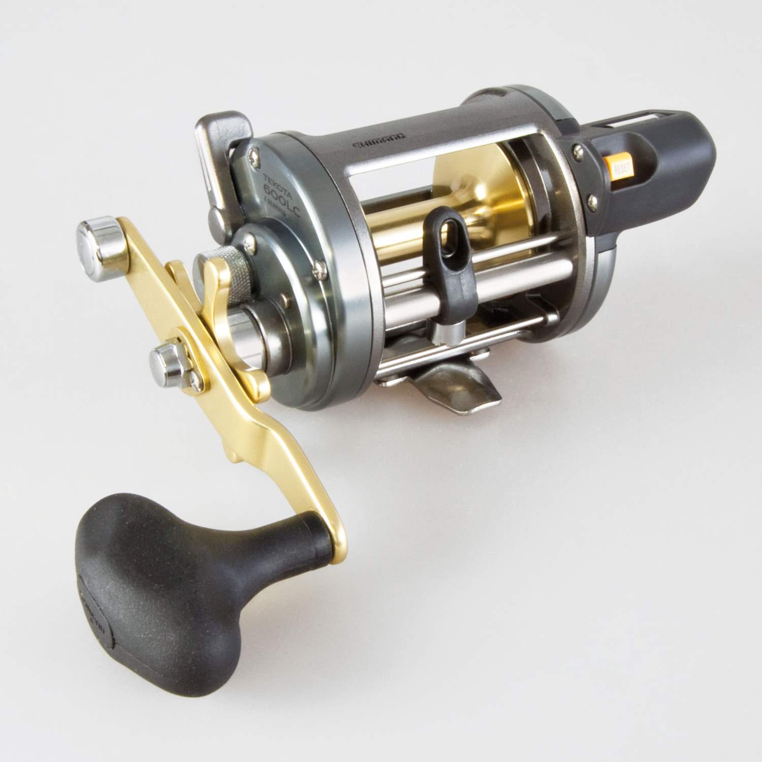 Shimano Tekota 600 LC Line Counter Multirolle (Zählwerk in Feet) 355m ...