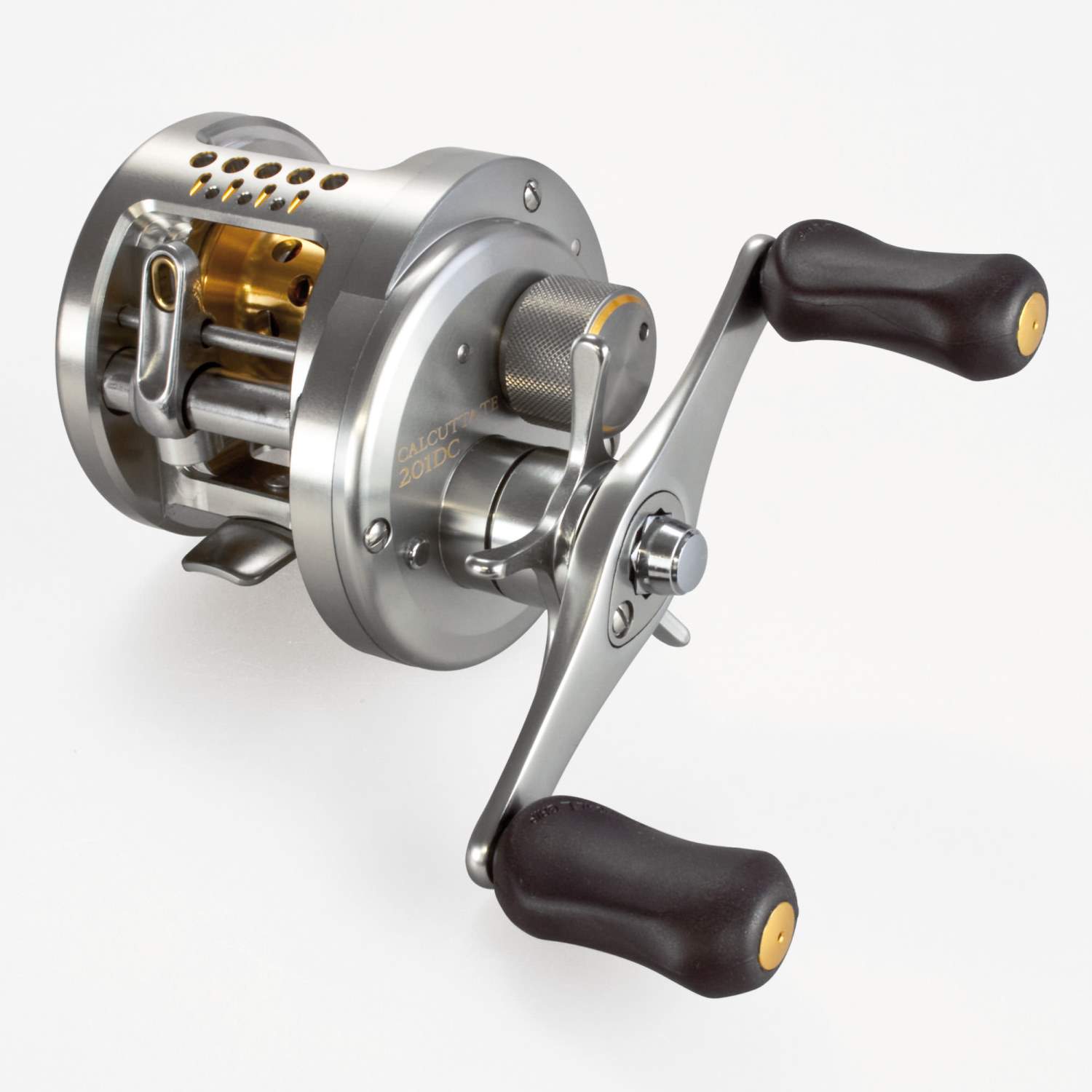 Shimano Calcutta TE 201 DC LH Round Profile Baitcast Multirolle ...