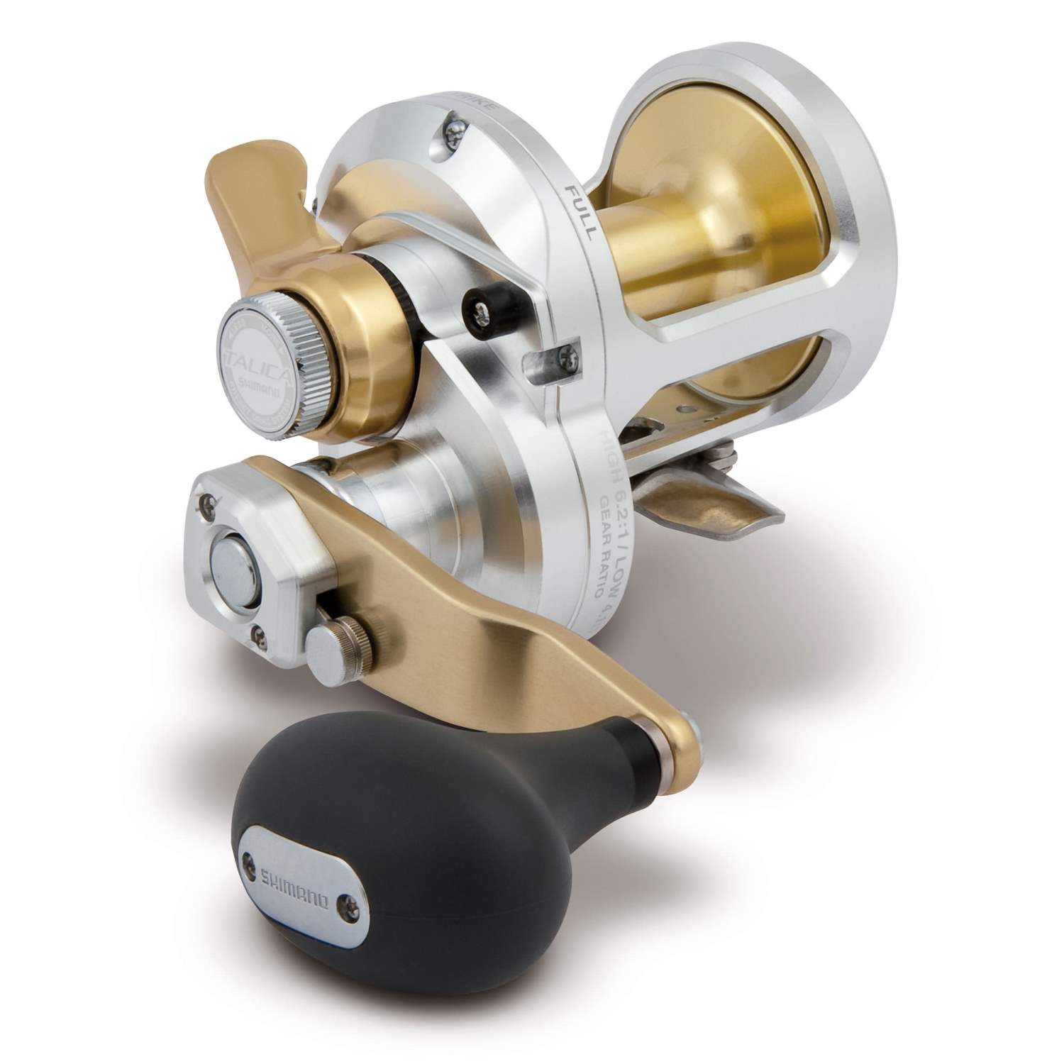 Shimano Talica 50 II Multirolle Zwei-Gang - 640m/50lbs - 3,8:1/1,7:1 ...
