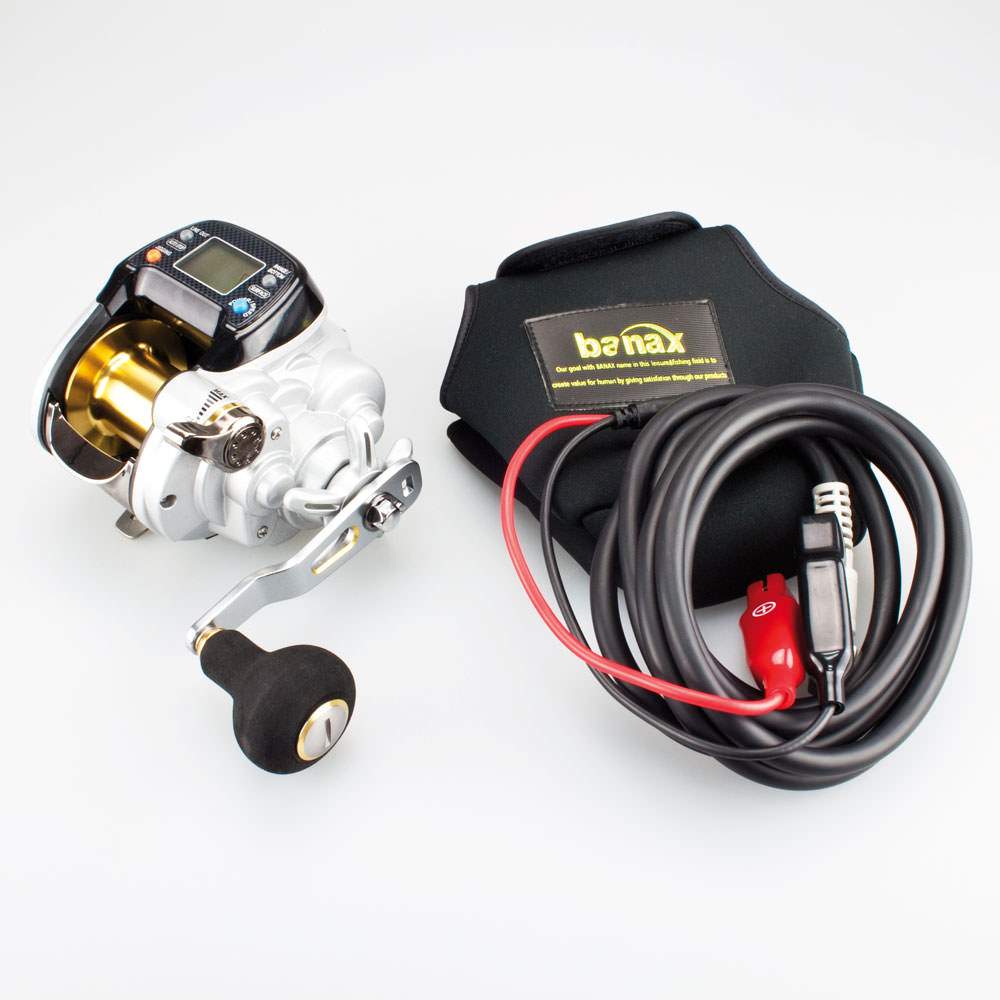 Banax Kaigen 500 TM Twin Elektro Rolle inkl. Akku und Ladegerät 480m/ 0 ...