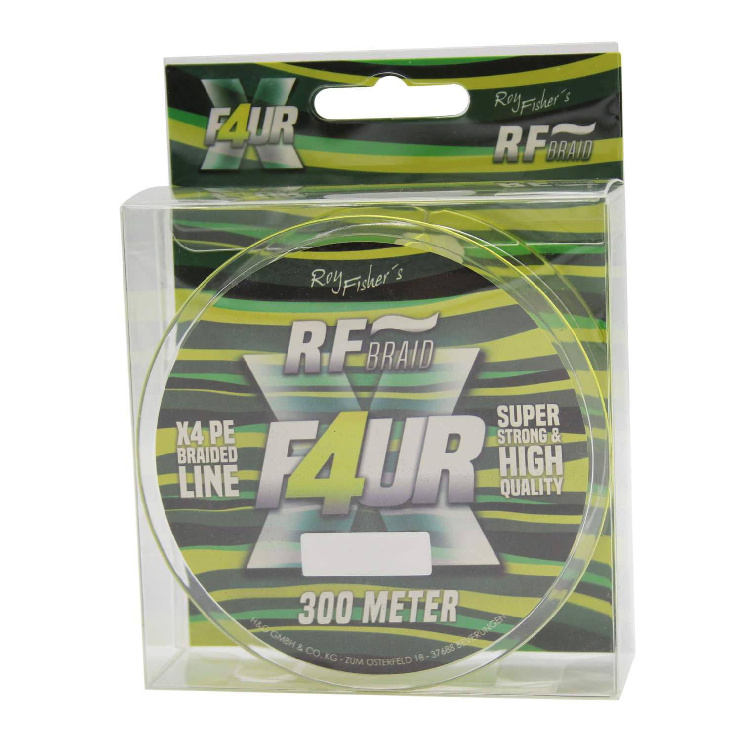 Roy Fishers X4 Braid geflochtene Schnur - Angelschnur 300m - 0,30mm ...