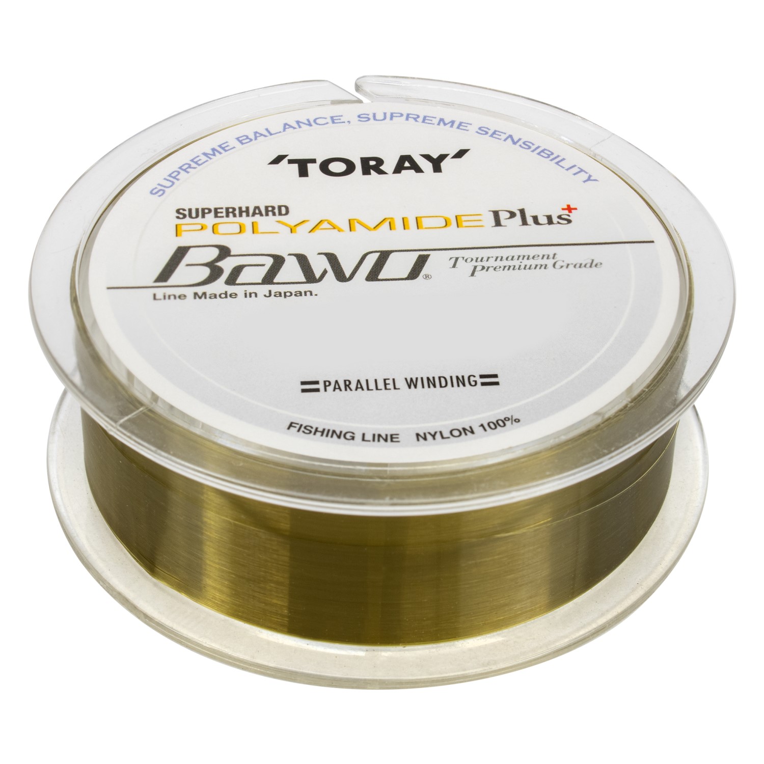 Toray Bawo Polyamide Plus - Monofil-Schnur 0,295mm - gold-braun