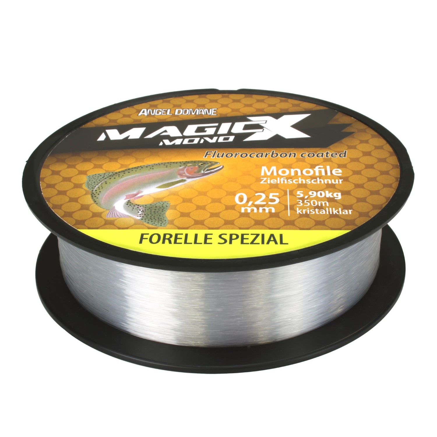 (0,03 €/M) MAGIC-X Mono truite Fil de pêche 350 m 0,20-0,25mm Monofil ...