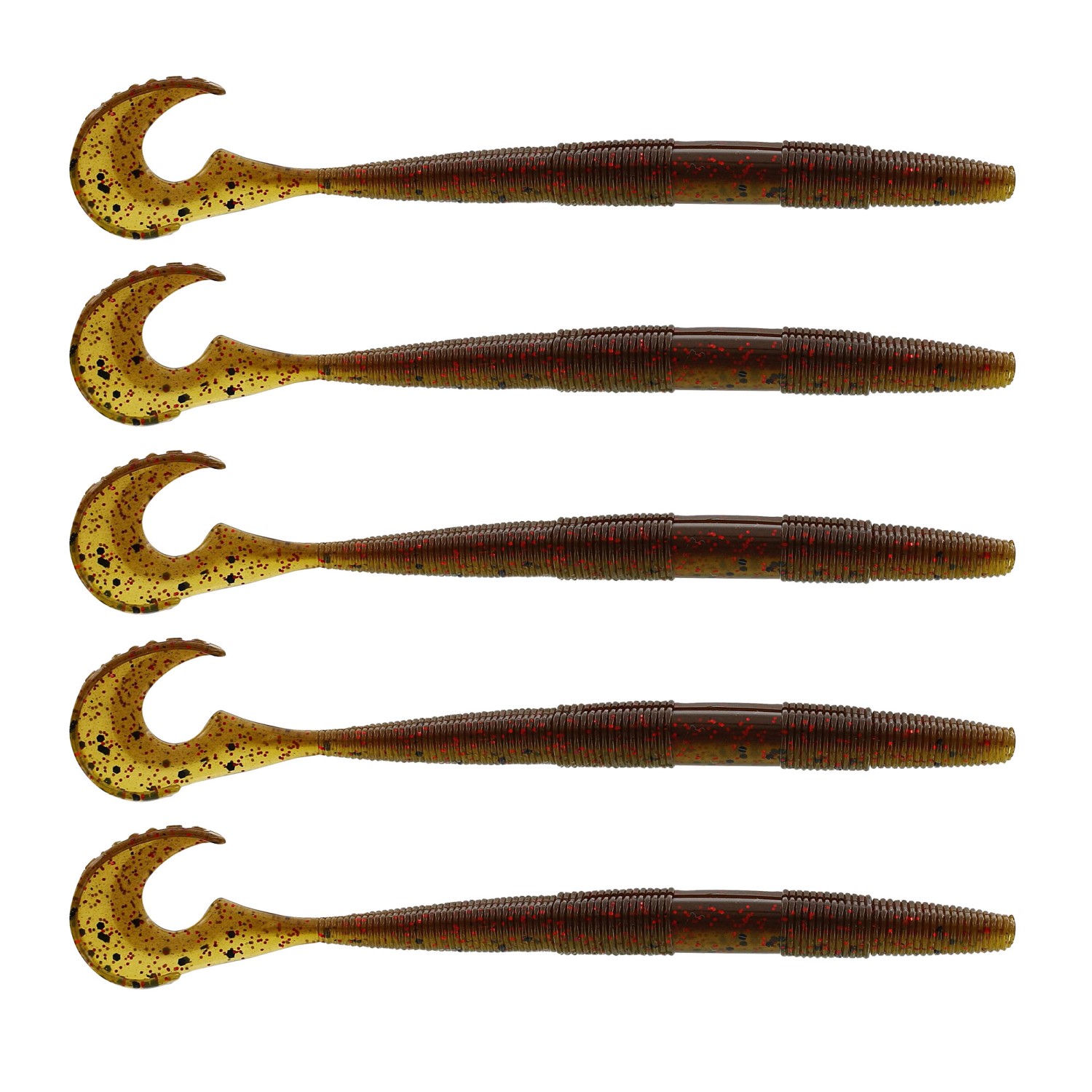 Westin Swimming Worm 13cm - 5g - Watermelon Red - 5Stück