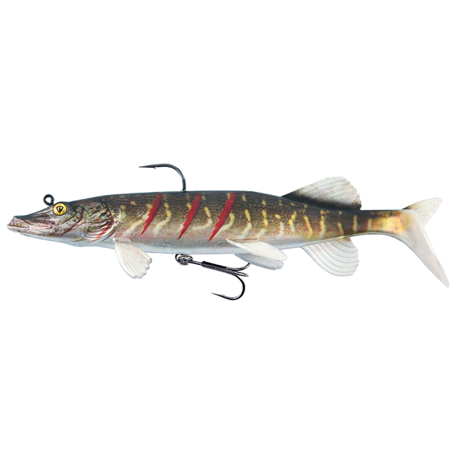 Fox Rage Replicant Realistic Pike Swimbait 20cm - Super Wounded Pike ...