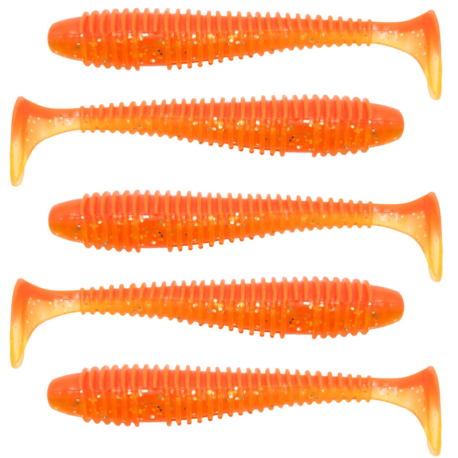 Team Deep Sea Seaworm Jr. 5 Stück - 12cm - 12g - Carrot
