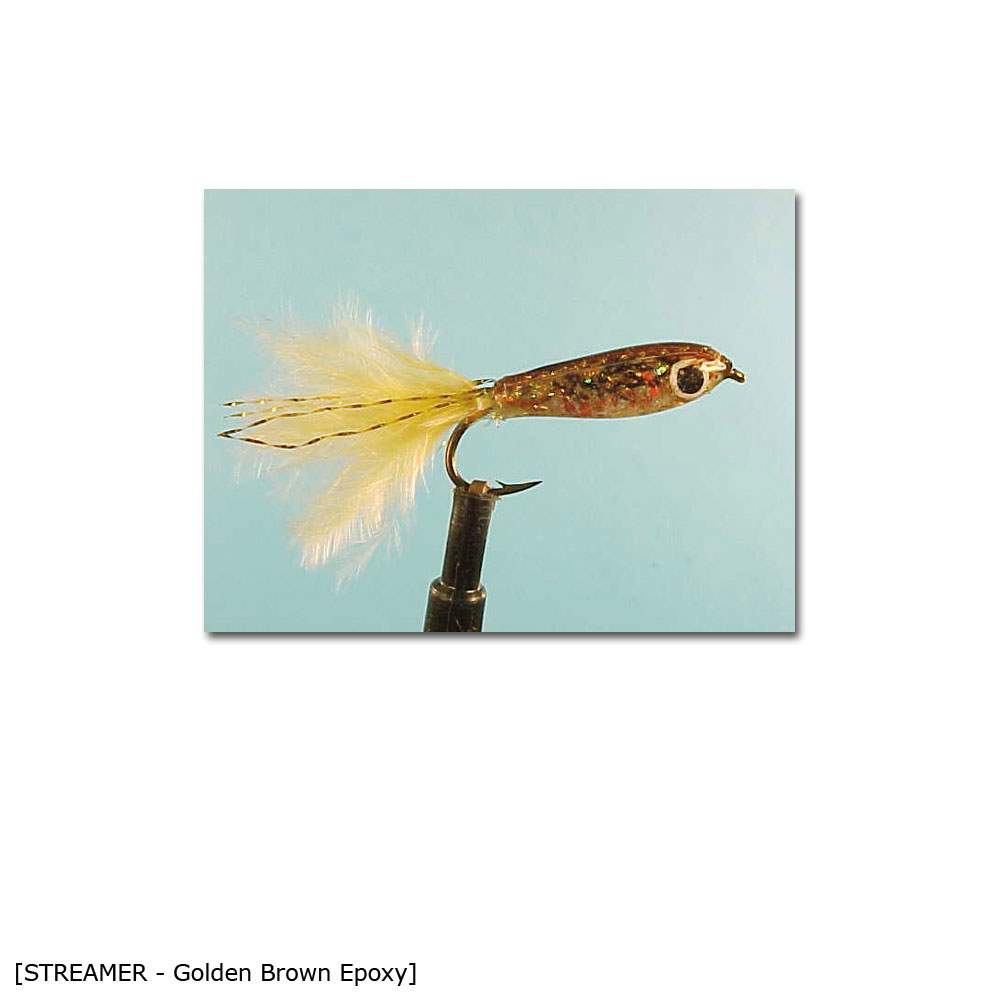 X-Version Fly Streamer GOLDEN BROWN EPOXY 8, - Gr.8 - 1Stück - 13