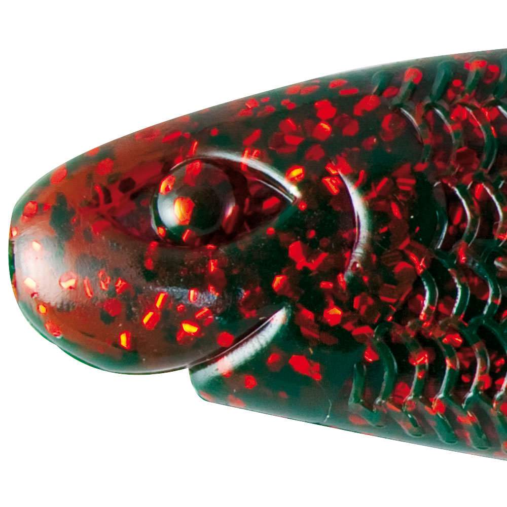 Relax Kopyto Diamond Shad 135 MG 13,5cm - motoroil-rotglitter - 3Stück
