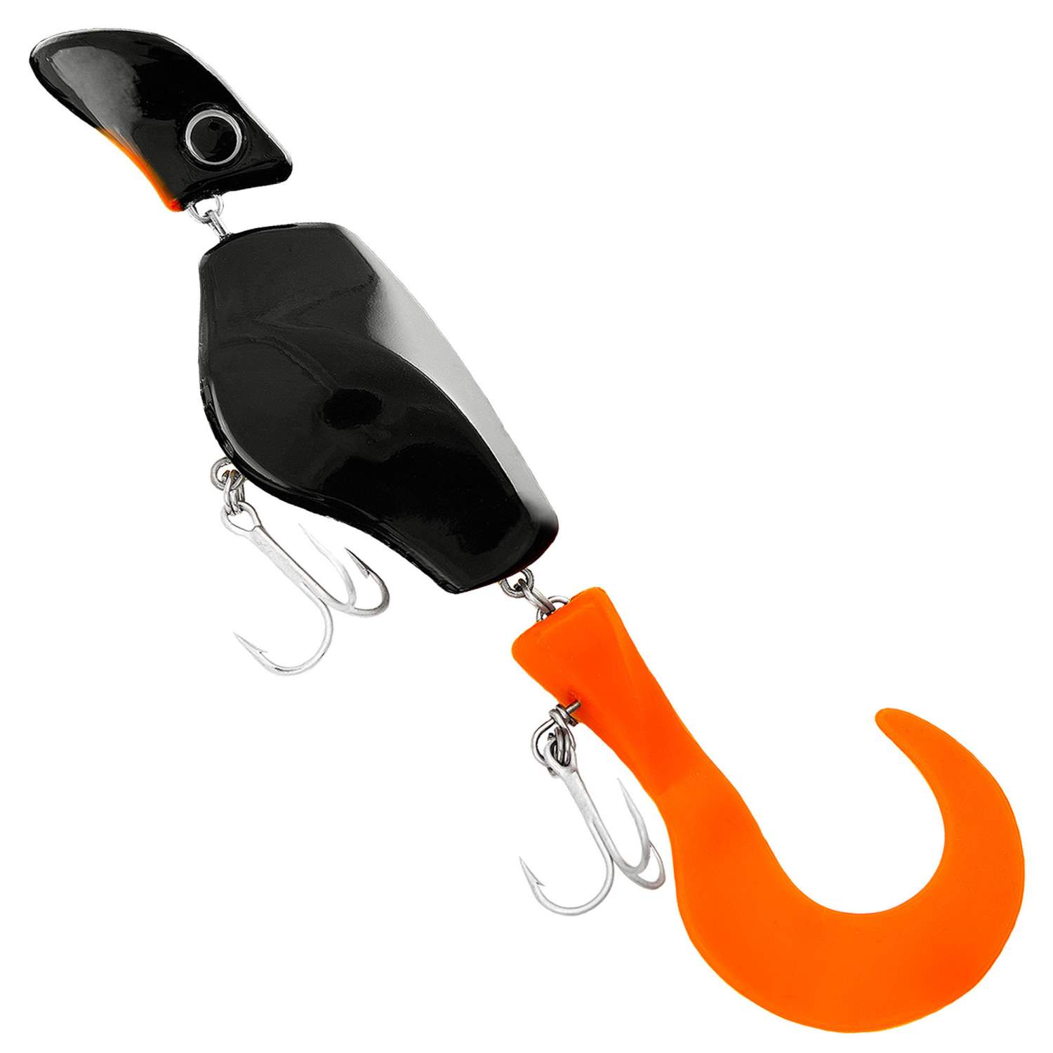 Headbanger Lures Headbanger Tail Wobbler sinking 23,0cm Black/Orange