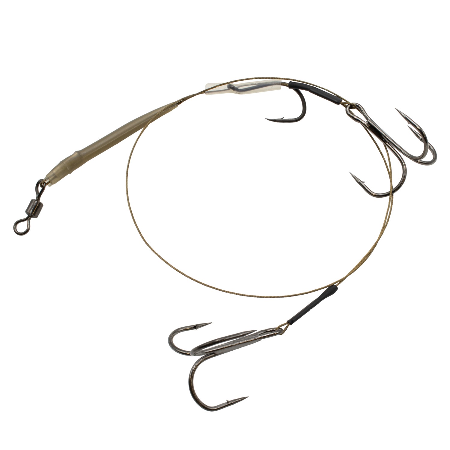 DLT Pike Trace Specialist Double - Köderfisch-Rig Gr.1 - TK12kg - 1x7