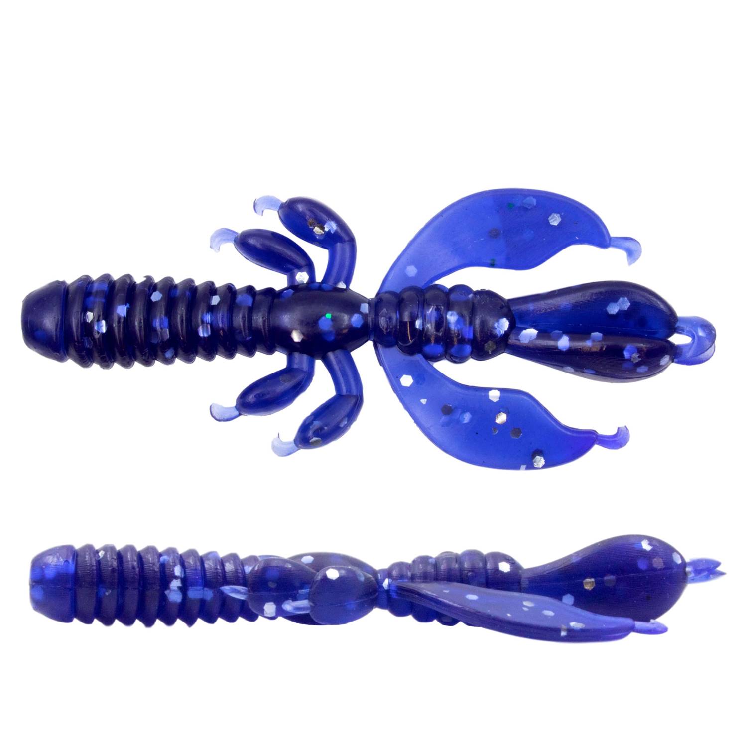 Senshu Flapping Craw Creature Bait 6.5cm - Blue Moon - 2.75g - 7 Stück