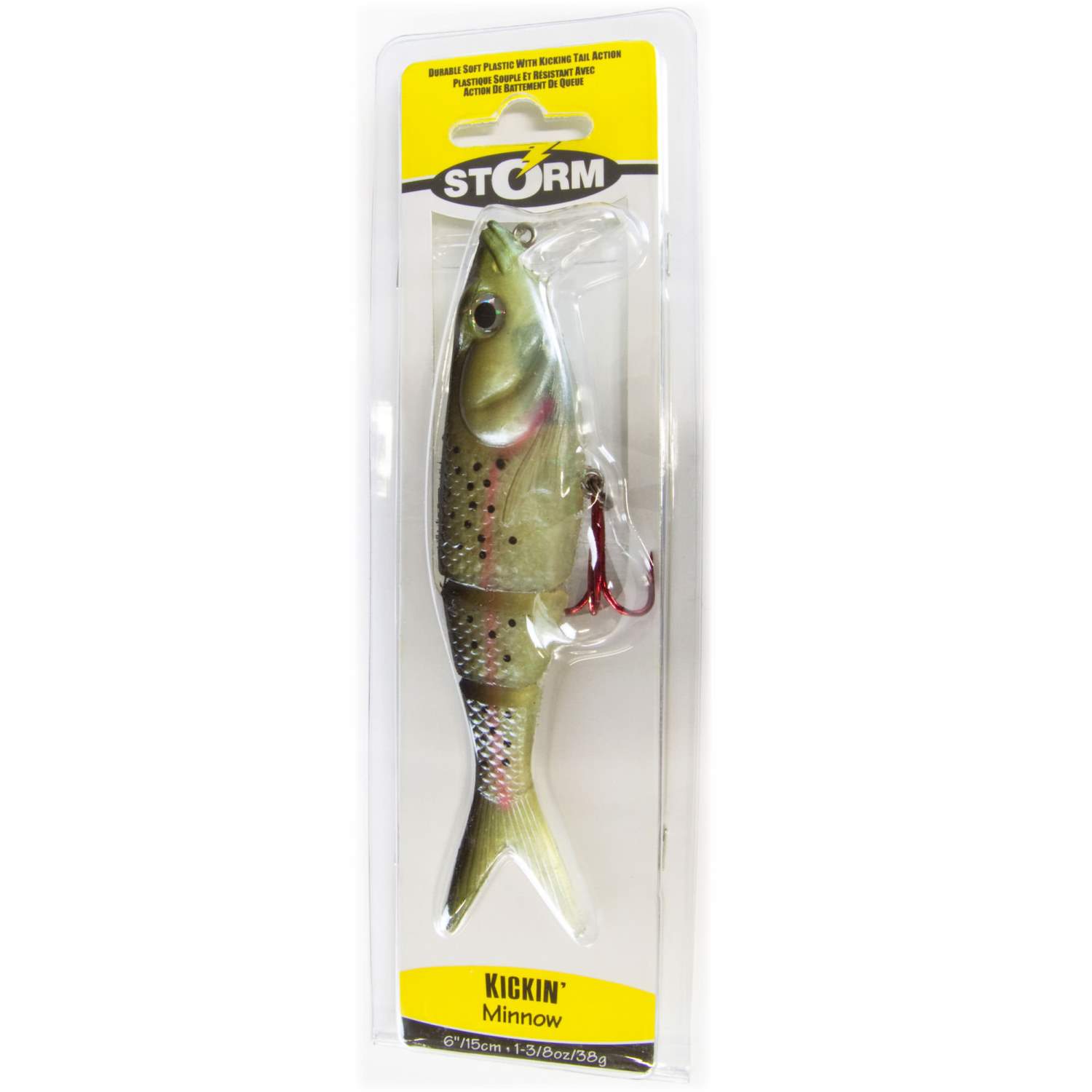 Storm Segmented Kickin Minnow 15cm RT, - 15cm - RT - 38g