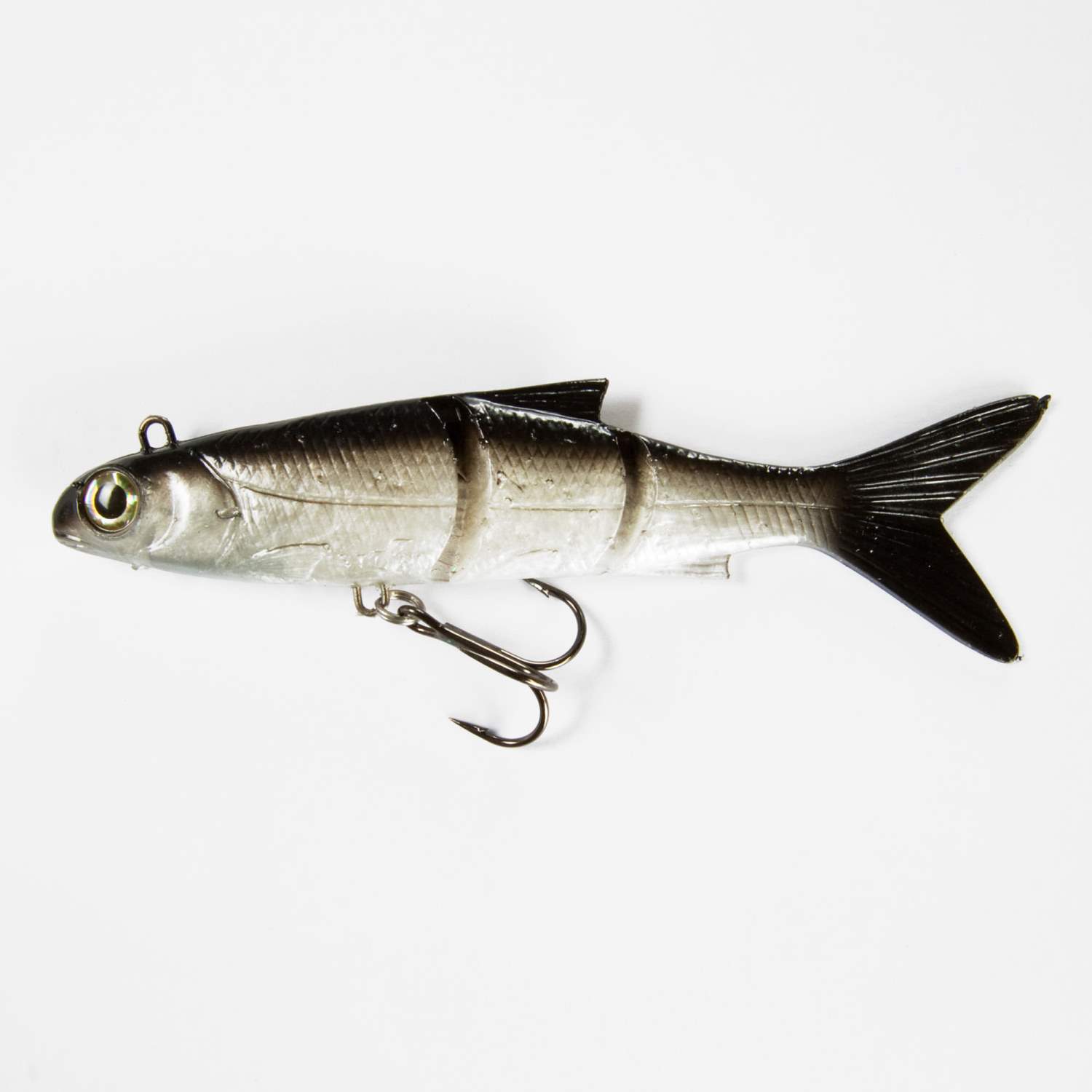 Storm Live Kickin' Minnow 15cm Gummifisch Black Silver Minnow 15cm ...