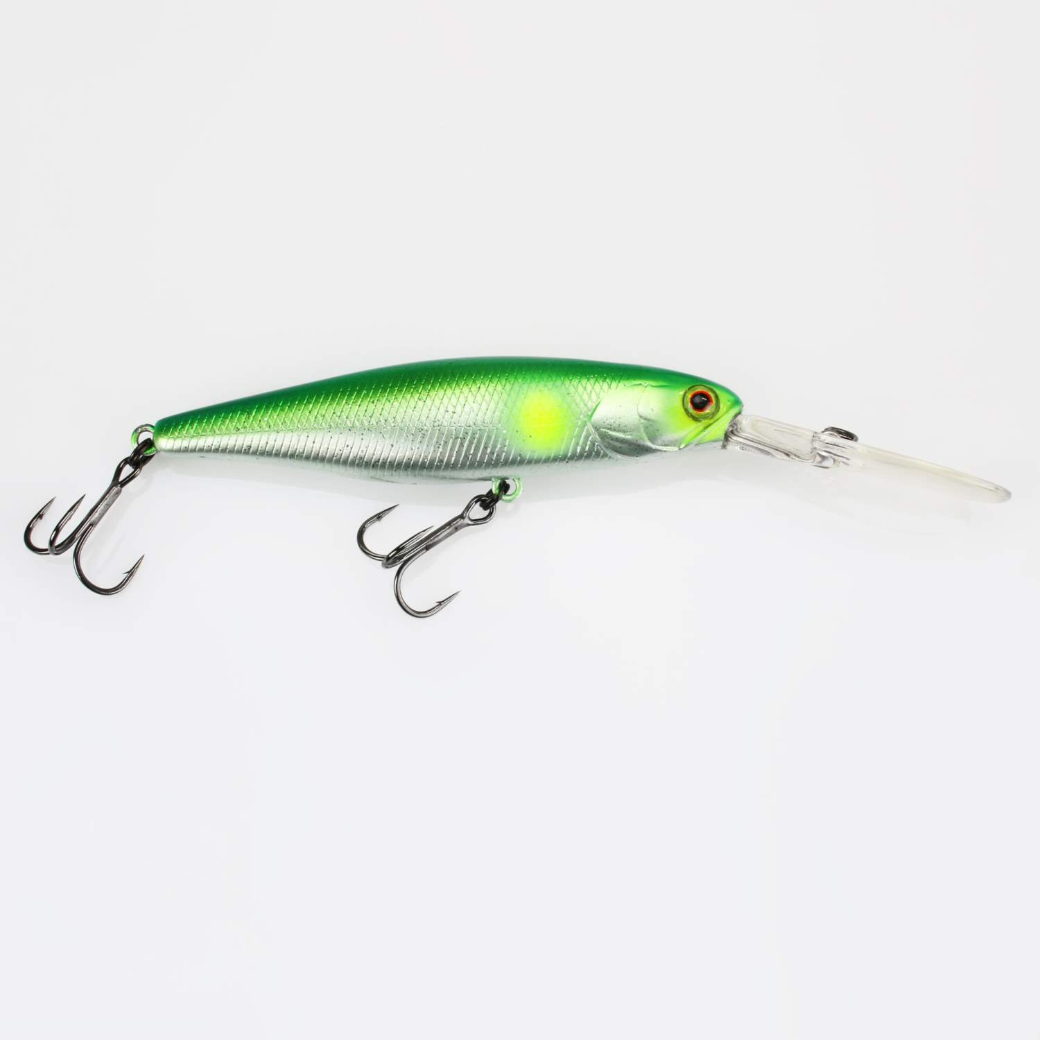 Illex Twitchbait Super DD Squirrel 79 SP Wobbler FG Green Back Silver 7 ...