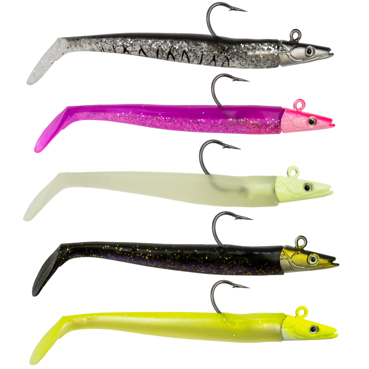 Team Deep Sea Sandeel Shad Gummifisch Meeresshad Dorschköder Pollack ...