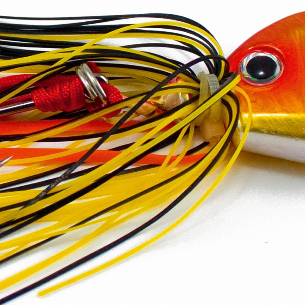 Team Deep Sea Fathead II Squid Jig 100 HF Holo Fire - 100g - 1Stück