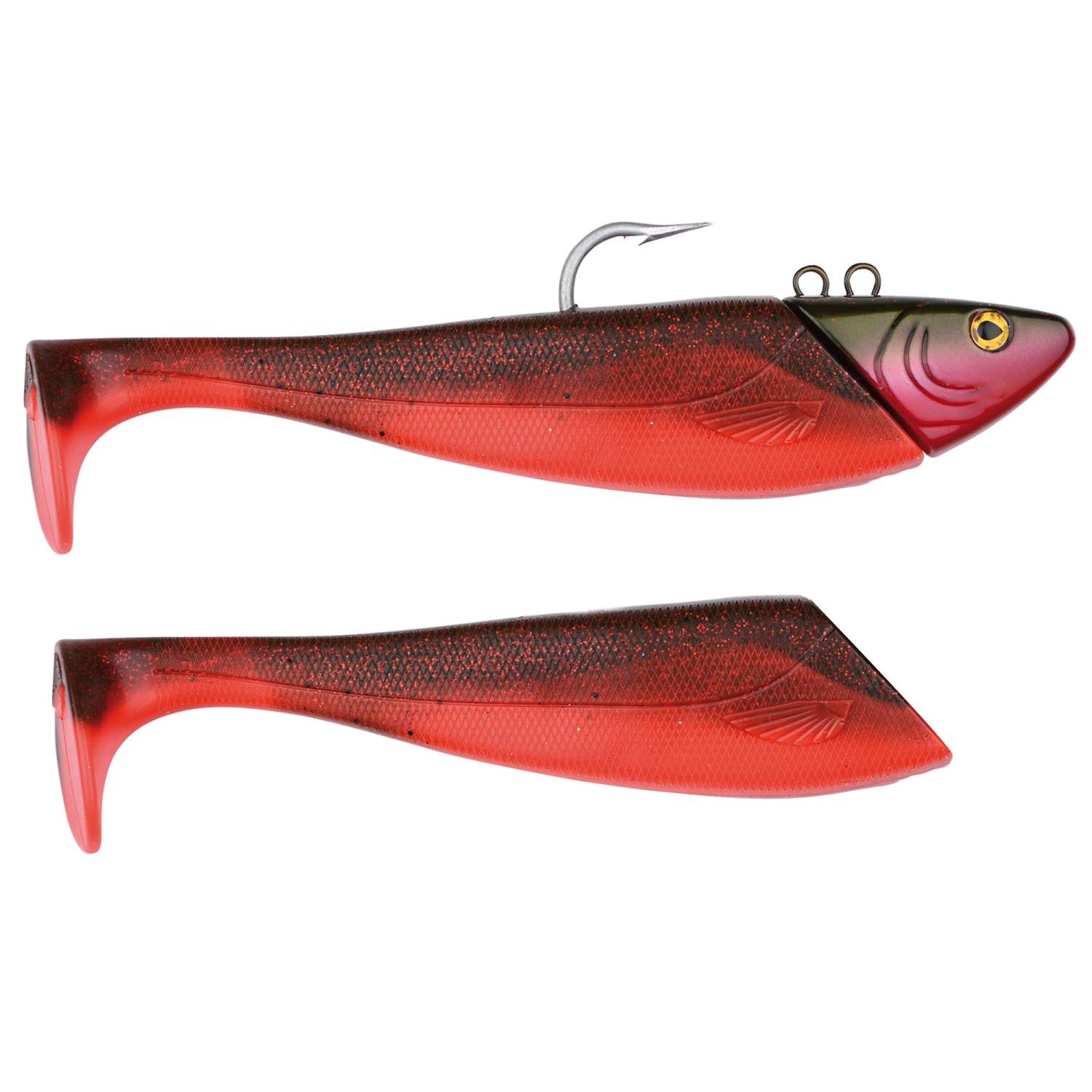 SPRO Mega Jig Shad Meeres Gummifisch 20cm 275g Redfish, - 20cm ...