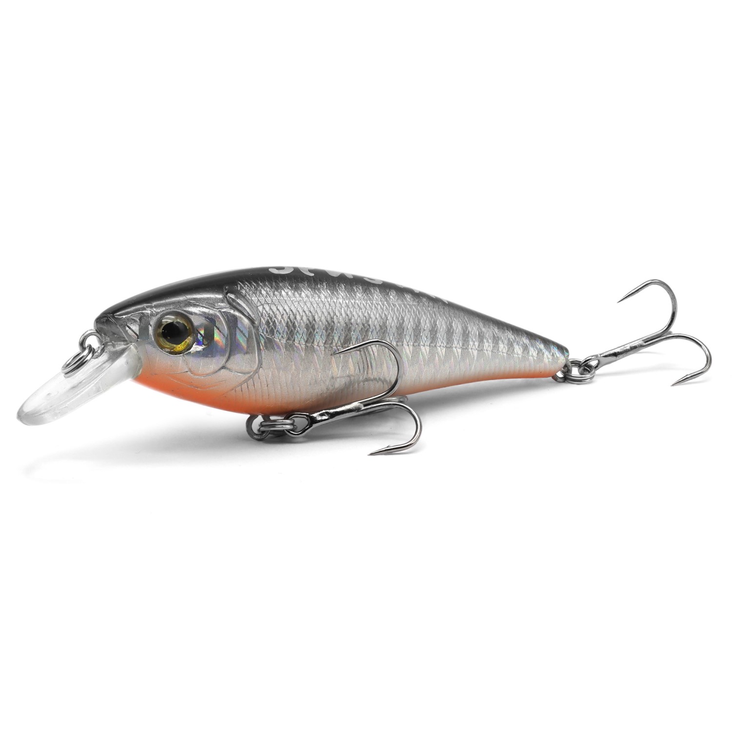 Senshu Minnow original - Jerkbait 8cm - 12,0g - black silver orange ...