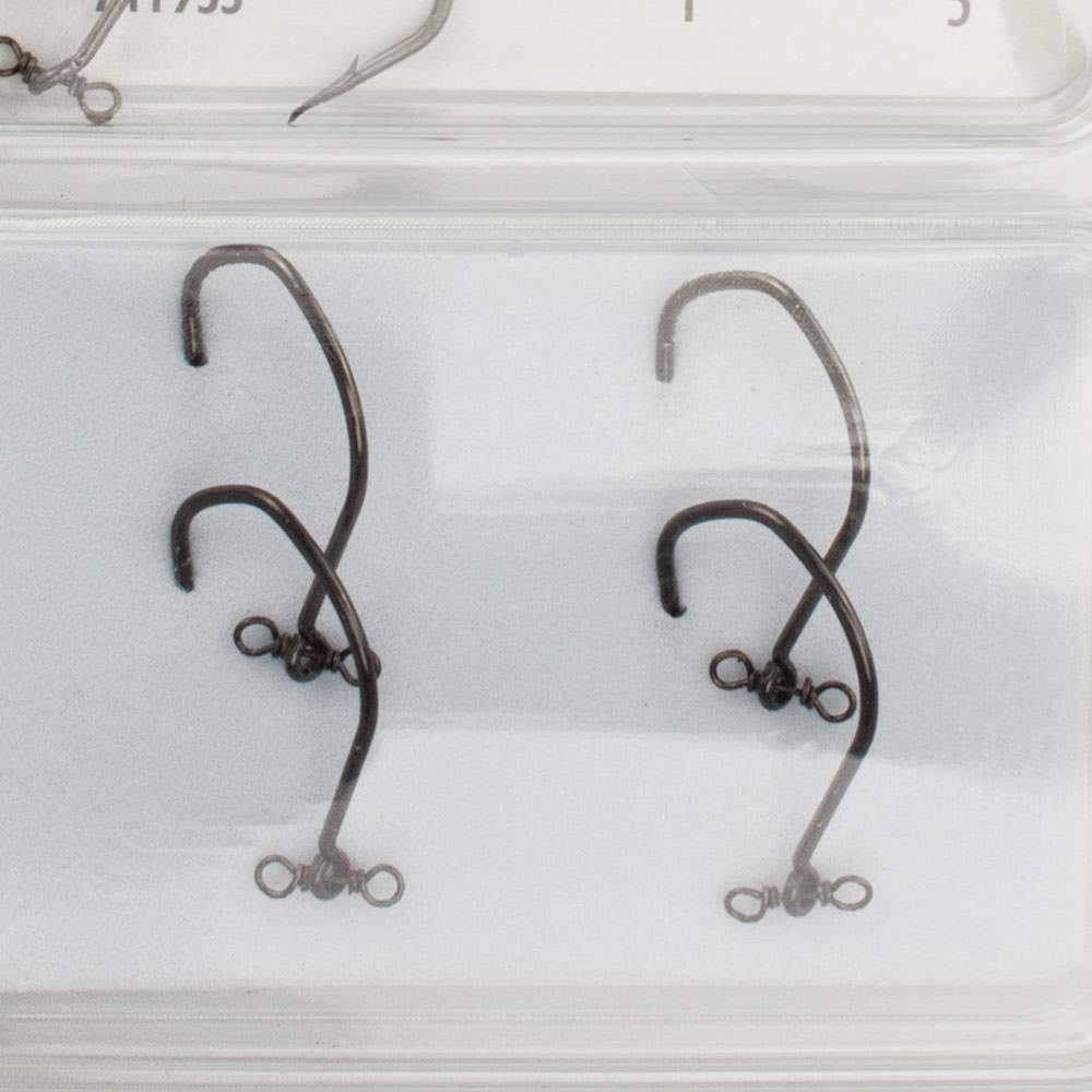 VMC 7119SS Spinshot Drop Shot Hook 1 black nickel - Gr 1 - 5Stück