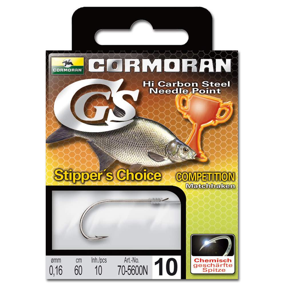 Cormoran Gebundene Haken CGS Stippers Match 5600N 18 60cm - Gr.18 - 0 ...