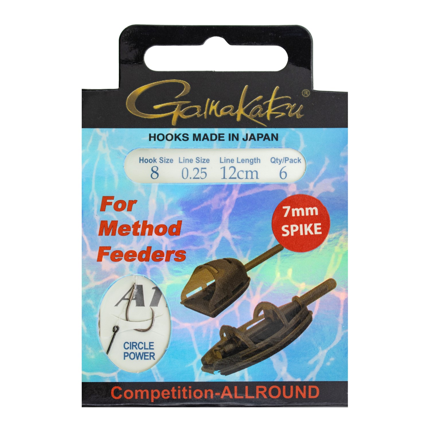 Gamakatsu Competition Allround Rig Spike Methodfeeder - Vorfach 12cm ...