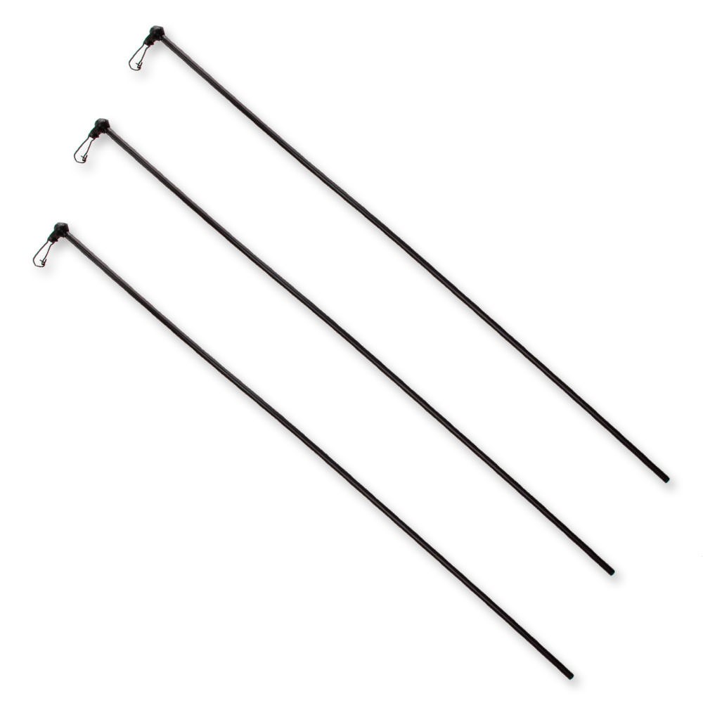 Angel Domäne Anti Tangle Boom lang, gerade Form 30cm - 3 Stück
