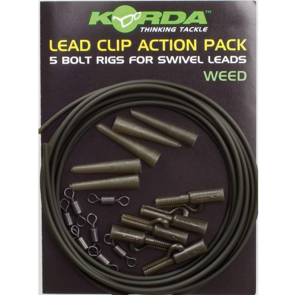 Korda Lead Clip Action Pack Weed - 1Stück