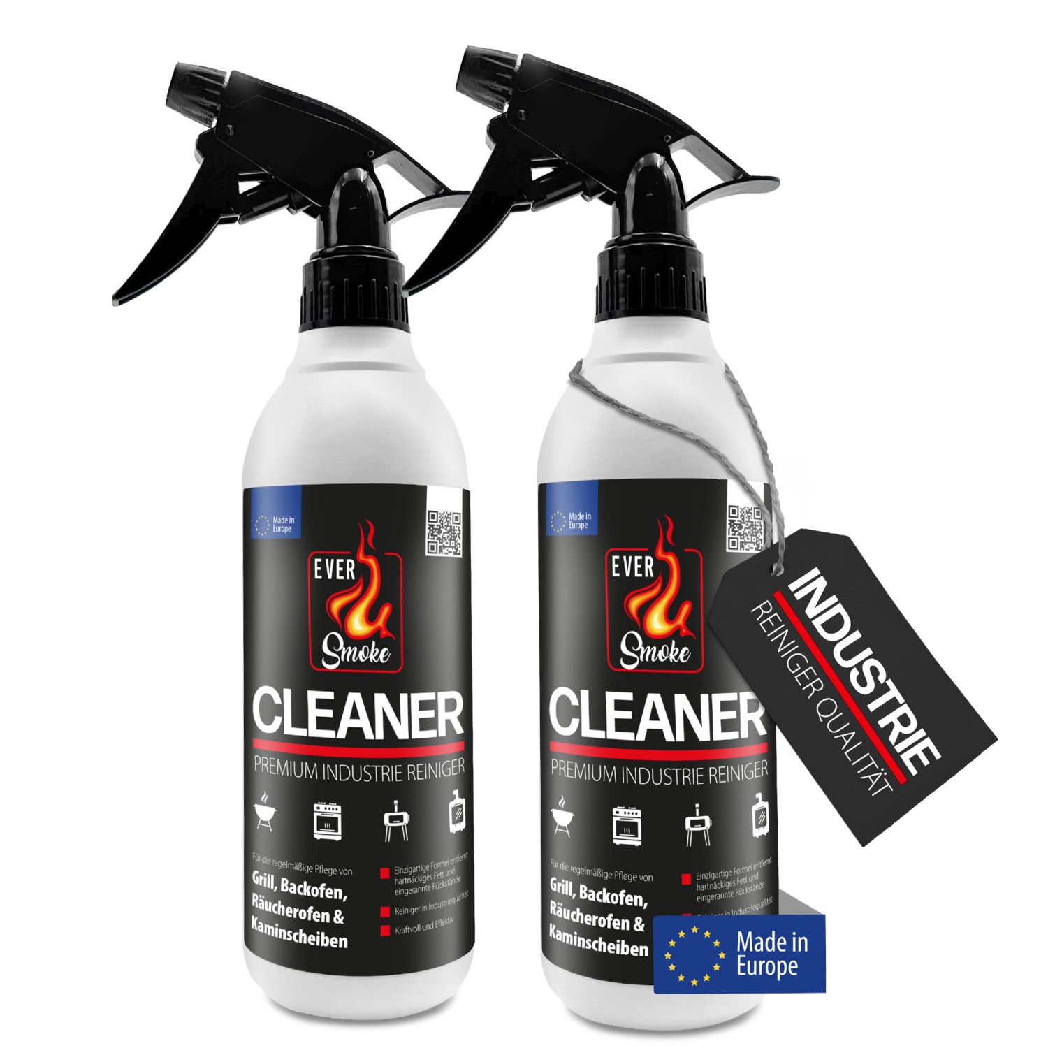 Eversmoke Cleaner (Grill-, Backofen- und Räucherofenreiniger) 500ml - 2 ...