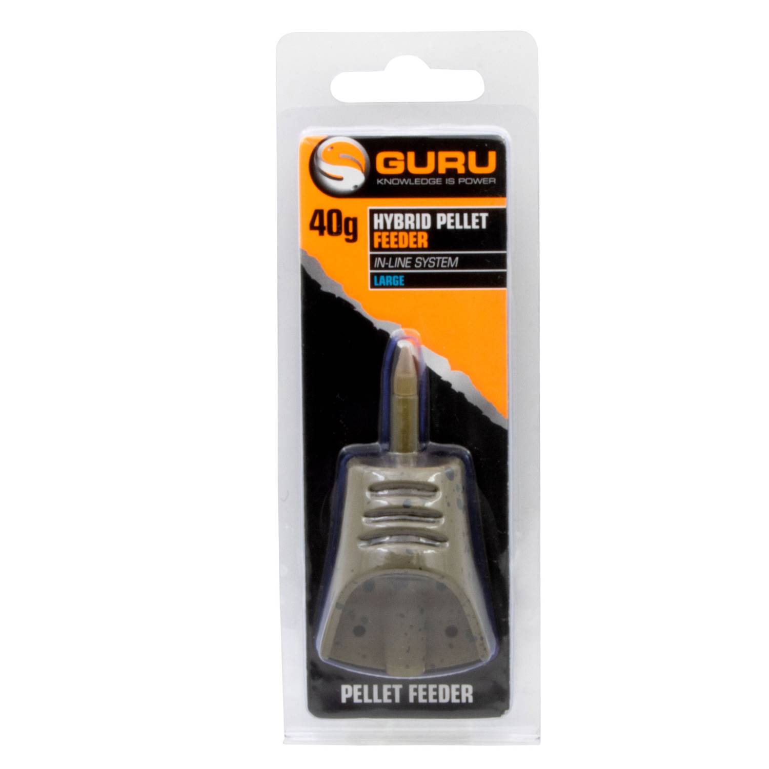 Guru Hybrid Pellet Feeder Inline Gr.Large - TK40g - 1Stück