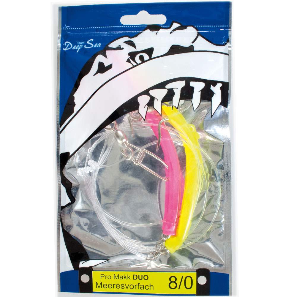Team Deep Sea Pro Makk Duo Meeresvorfach 8 NG+HP 130m - Gr.8/0 ...