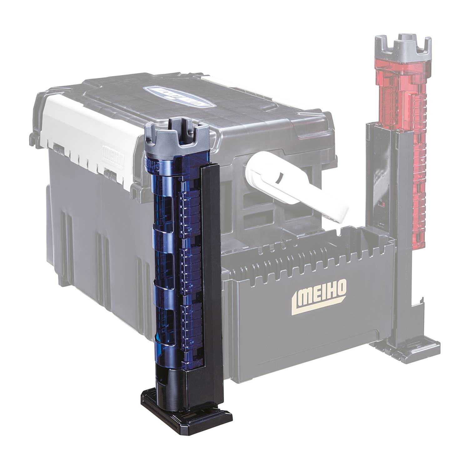 Meiho Rod Stand BM 250 - Rutenhalter Blue/Black No Srew