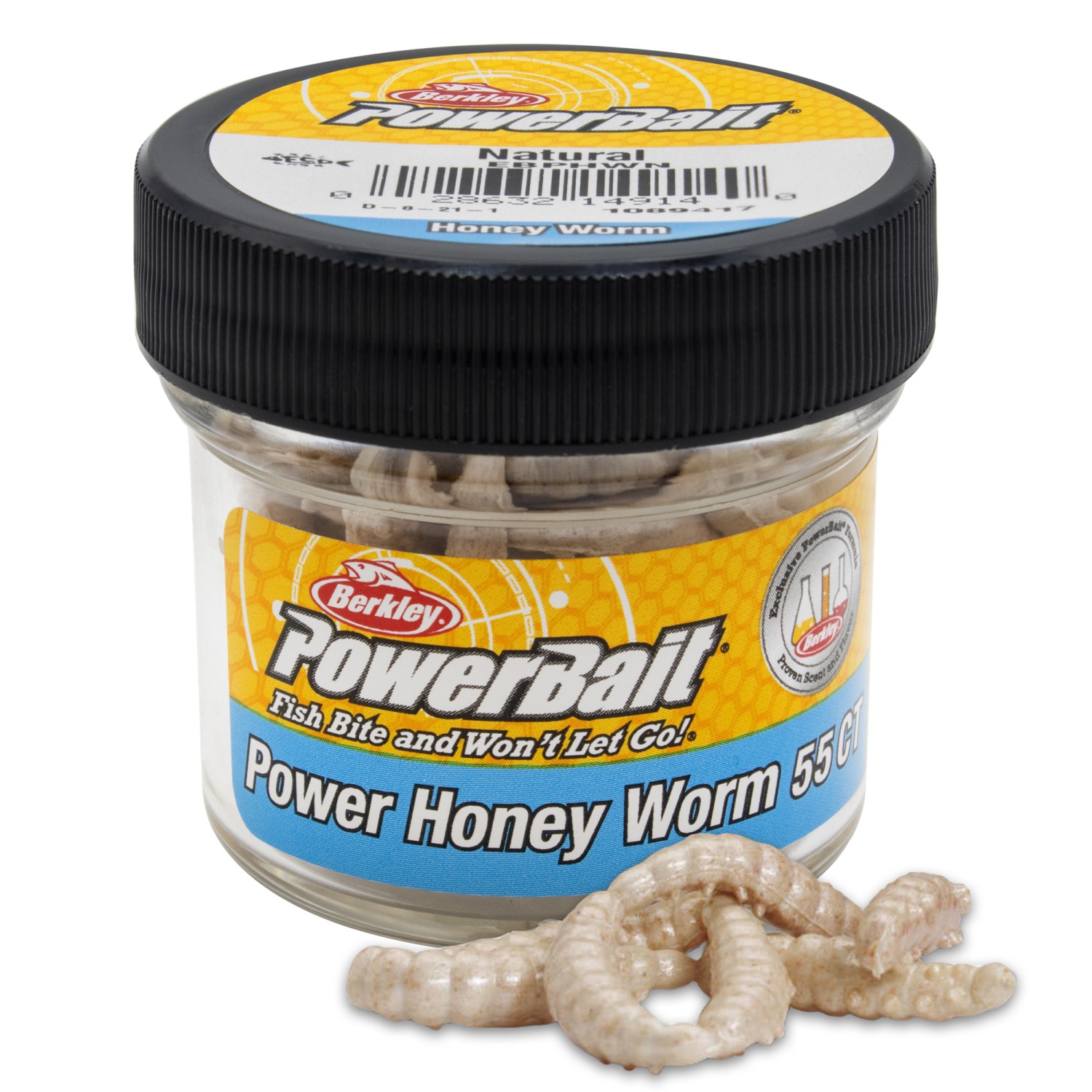Berkley Powerbait Power Honey Maggot Bienenmaden natur natur - 55Stück