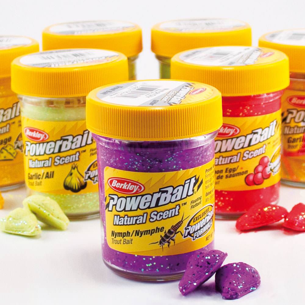 Berkley Powerbait Natural Scent Trout Bait Glitter Cheese Glitter, 50g