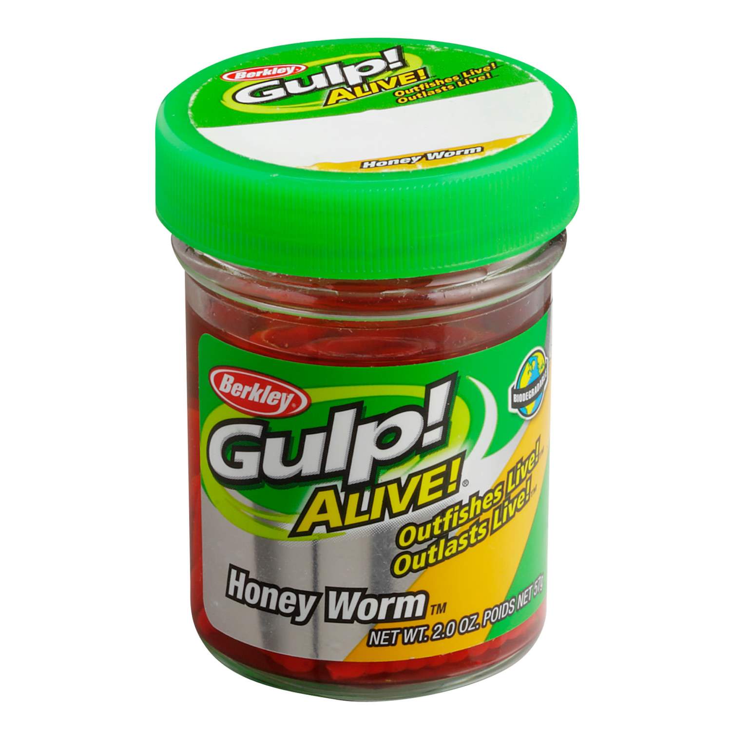 Berkley Gulp! Alive! Bienenmade 1" Honey Worm Red 2,5cm