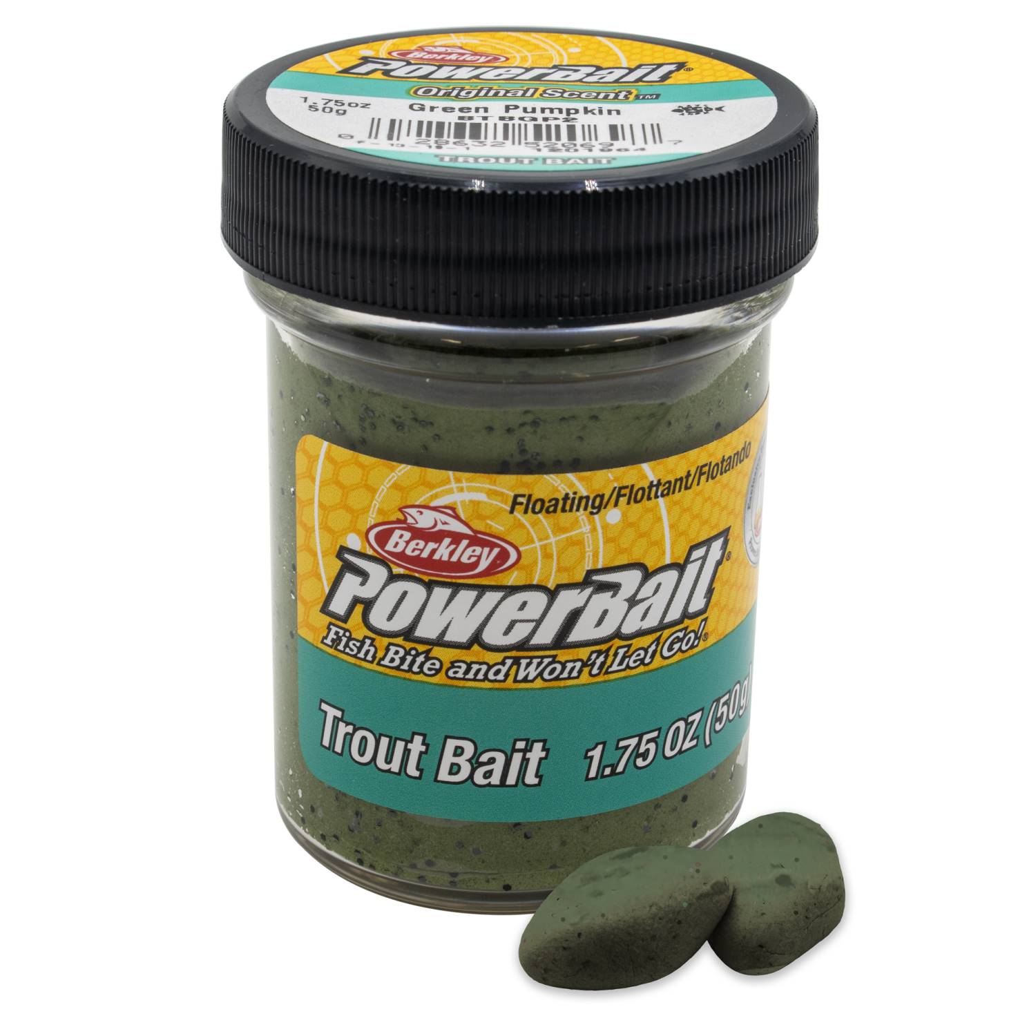 Berkley Power Bait Biodegradable Trout Bait - Forellenteig Green ...