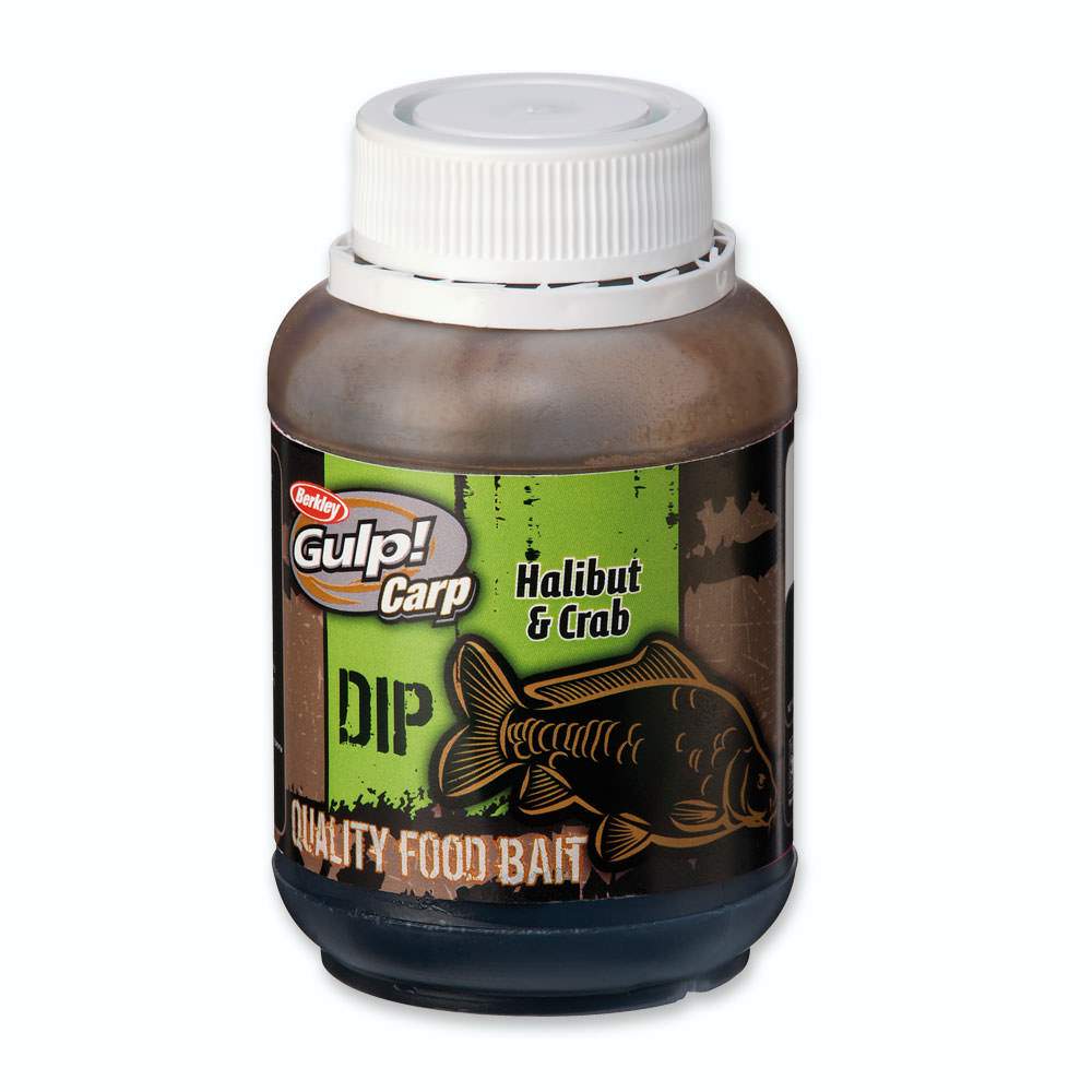 Berkley Gulp Carp Halibut Crab Boilie Dip 150ml, - Halibut Crab - 150ml