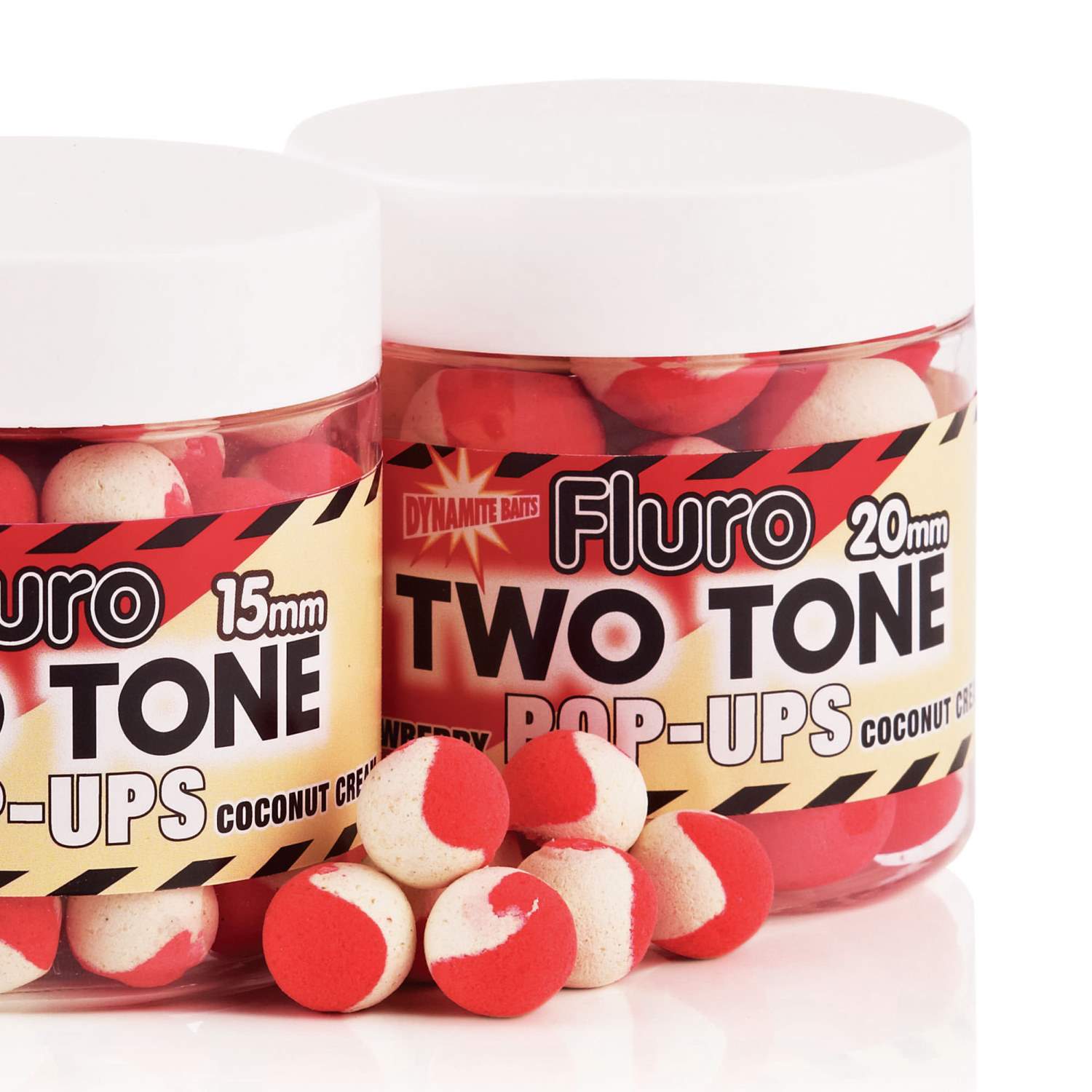 Dynamite Baits Strawberry & Coconut Cream Fluro Two Tone Pop- Up ...