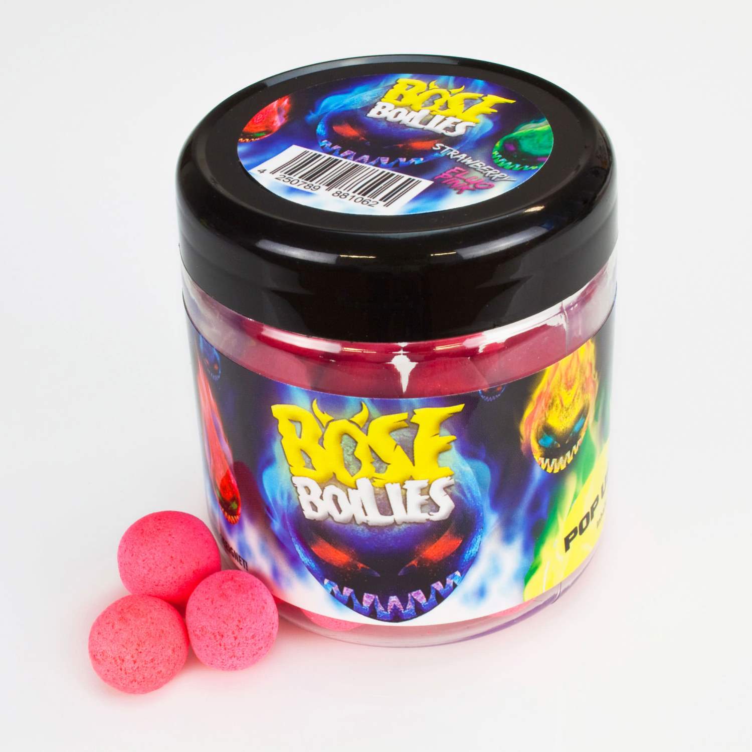 BAT-Tackle Böse Boilies Pop Ups Pop-Up Boilie 50g - 15mm - Strawberry ...
