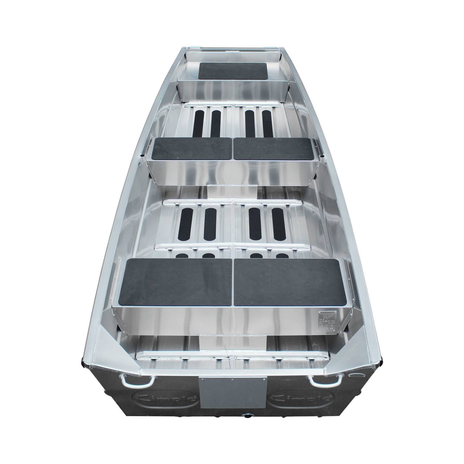 Kimple Angler 400 Alu Boot EVA-Sitz Anti-Slip Floor Angelboot 4,00m 15PS