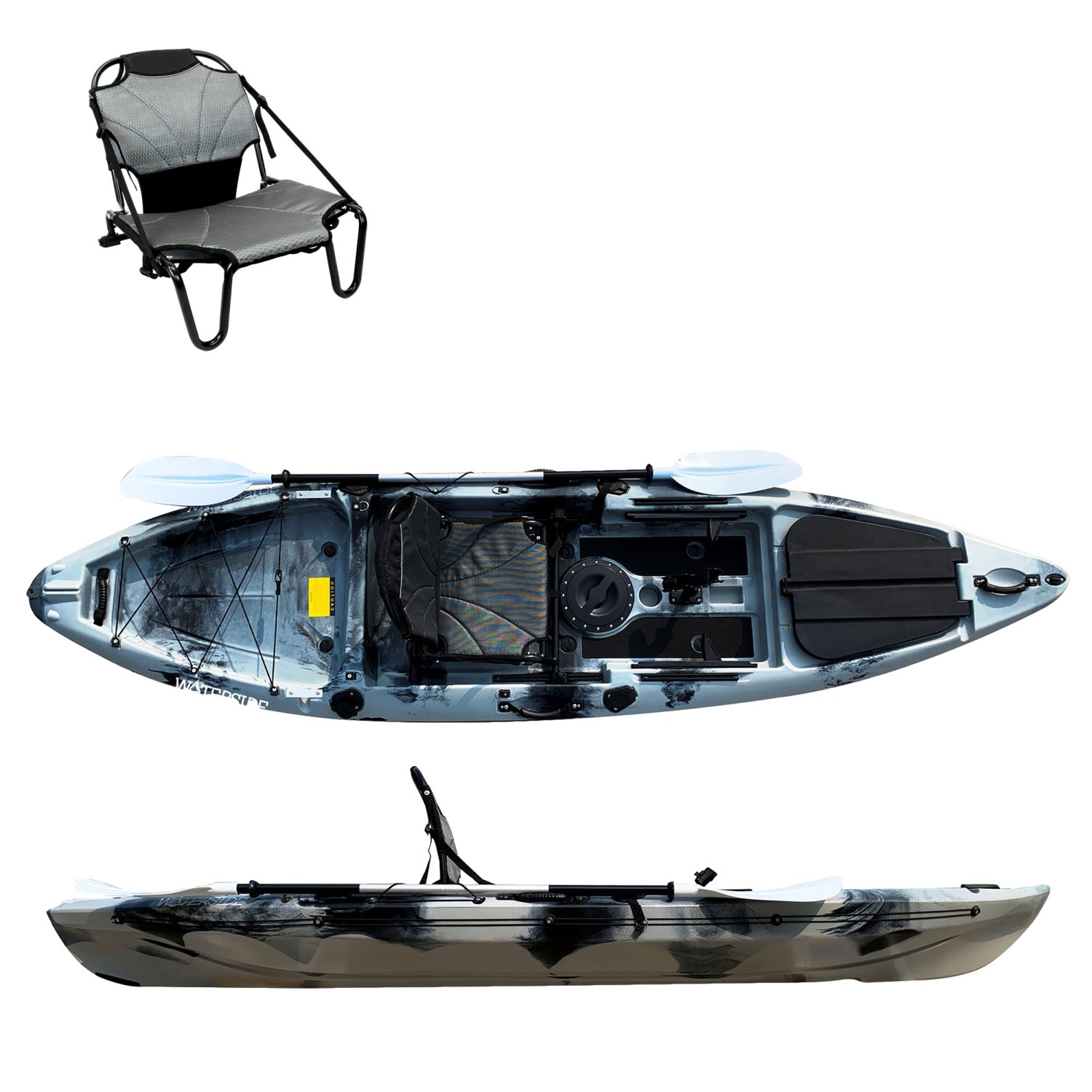 Angel Kajak Siljan 3.3 Fishing Kanu Angelboot Boot Boat Paddelboot Sit ...