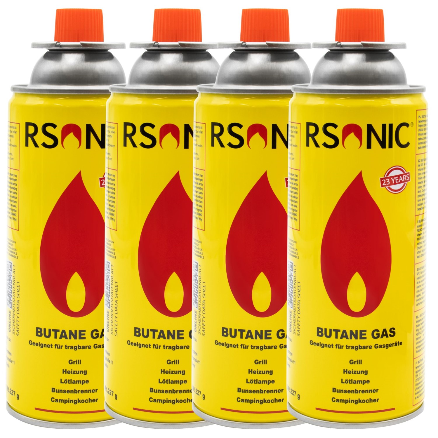 Rsonic Gaskartusche 4 Stück MSF-1A